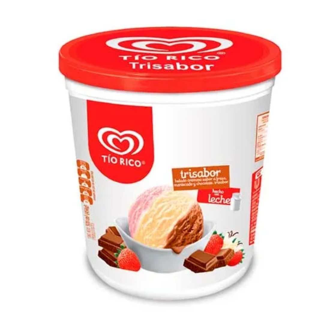 Tio Rico Clasica - Helado Tio Rico Trisabor 946Ml